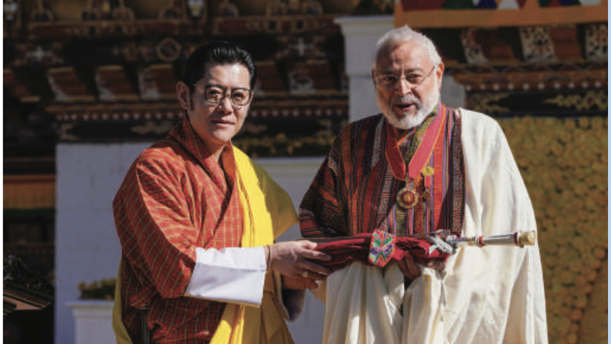 Indian educationist Arun Kapur conferred Bhutan’s royal honour - The Hindu
